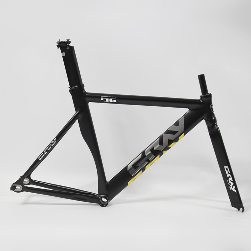 Gray F16 Track Frameset (Alu Fork Version) | Shopee Philippines