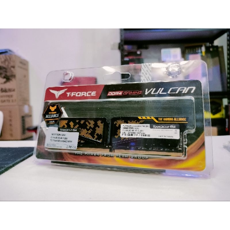 TForce VulCanz 16GB 3200mHz DDR4 Desktop Memory | Shopee Philippines
