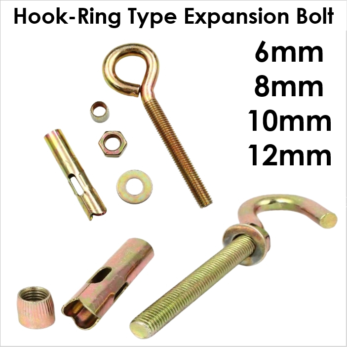 8mm Ring And Hook Type Expansion Bolt Ring Expansion Anchor Eye ...