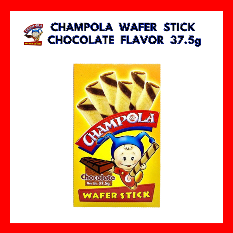 CHAMPOLA CHOCOLATE WAFER STICK 37.5g | Shopee Philippines