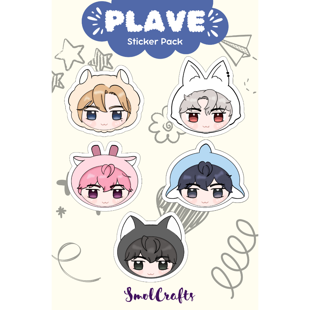 Plave Sticker Set smolcrafts | Shopee Philippines