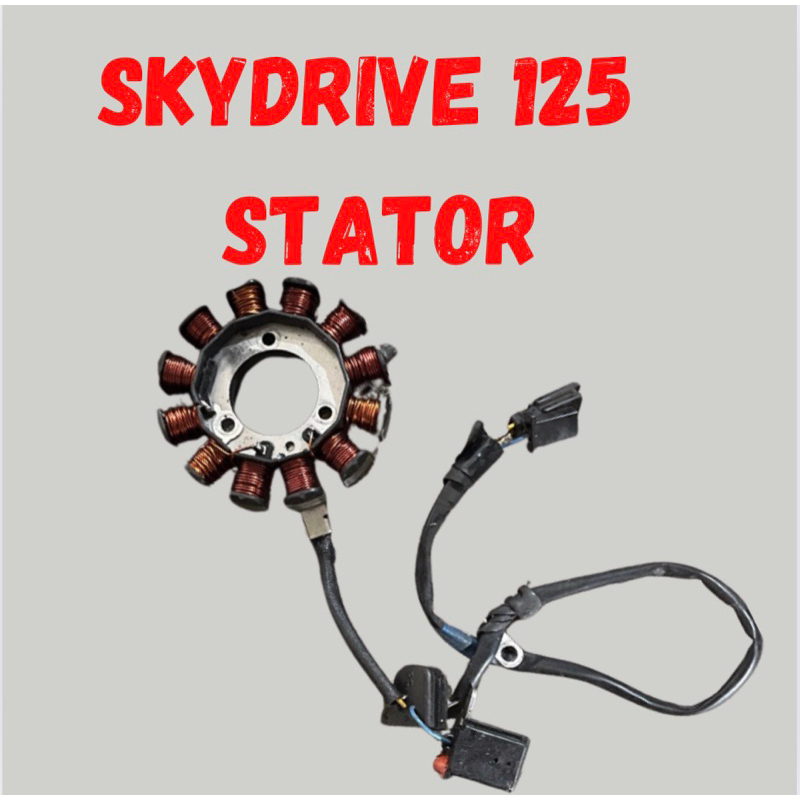STATOR ASSY Suzuki Skydrive 125 Carb Secondhand Genuine | Shopee ...