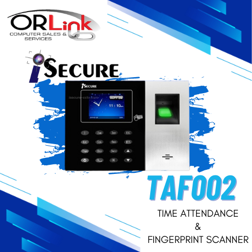 iSecure TAF002 Biometric Time Attendance (1153) | Shopee Philippines