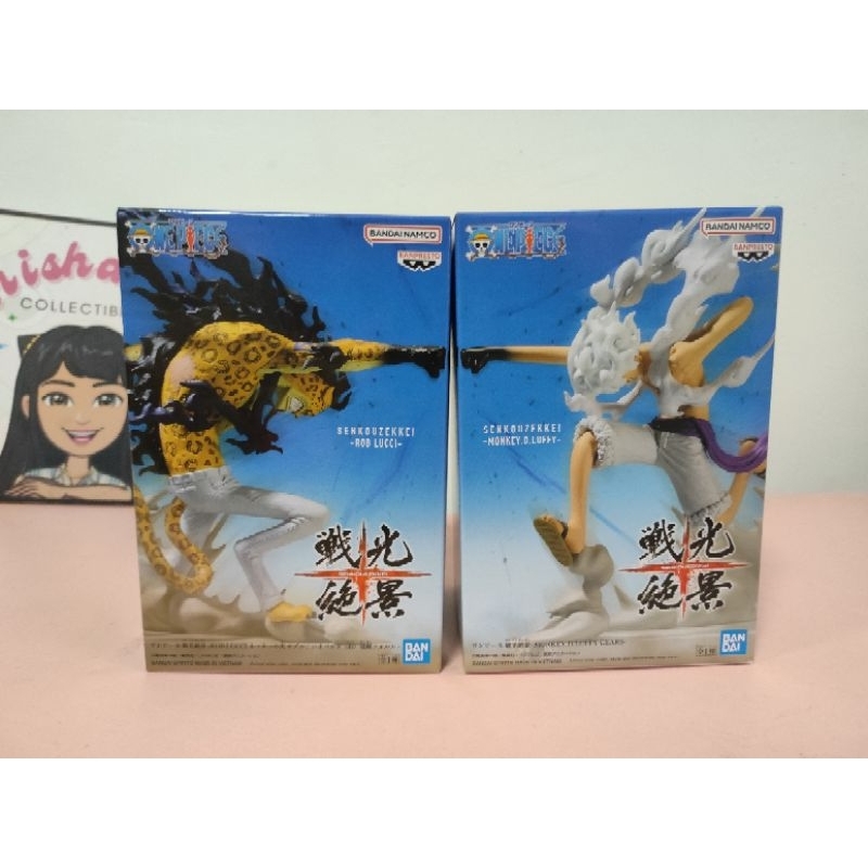 One Piece Luffy Gear 5 - SENKOUZEKKEI Monkey D. Luffy / Rob Lucci Set ...
