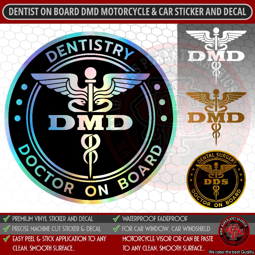 DMD DDS DOCTOR OF DENTAL MEDICINE SURGERY DENTISTRY DOCTOR ON BOARD ...