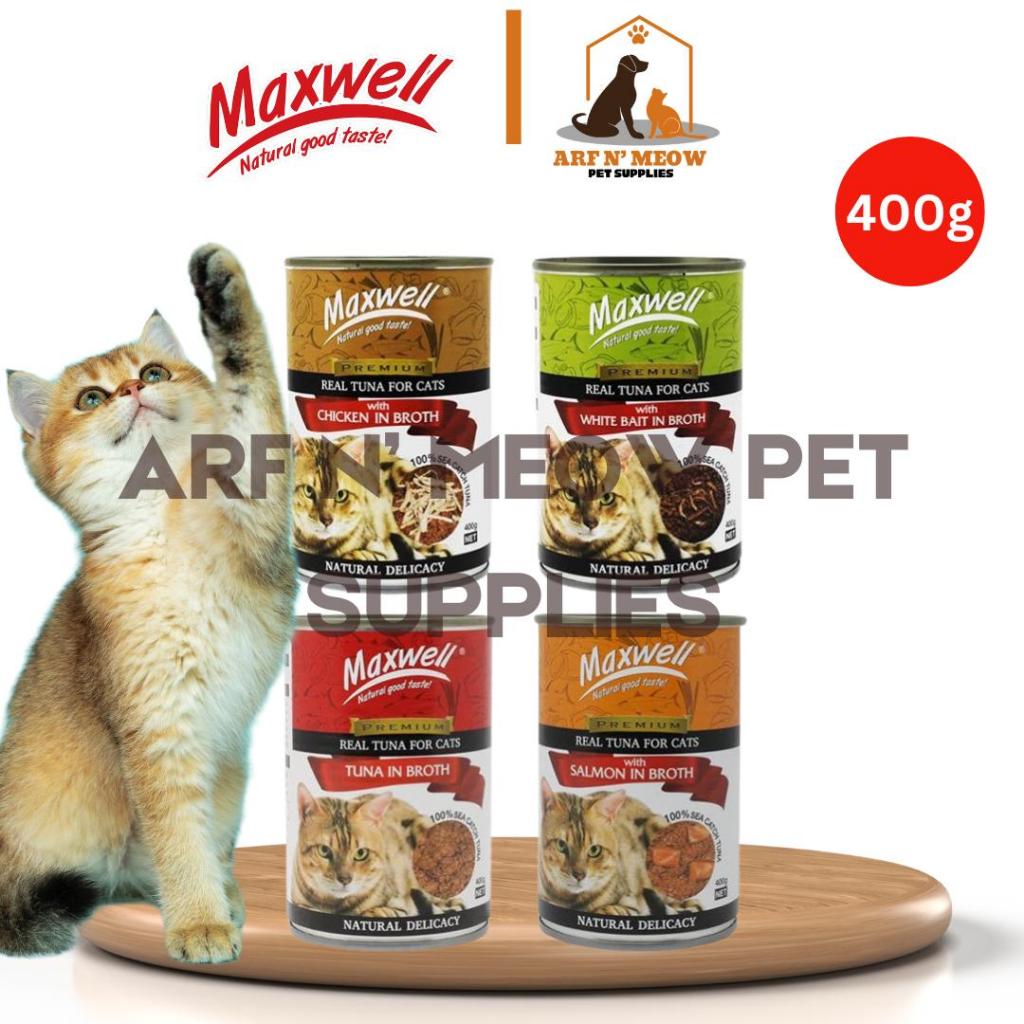 Adult Kitten 400g Maxwell Premium Real Tuna Canned Can Cat Wet Food ...