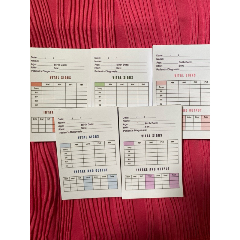VITAL SIGNS NOTEPAD | NURSING NOTES HUB | Shopee Philippines