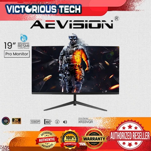 AEVISION Frameless FHD Monitor: Ideal for Computer Gaming and CCTV ...