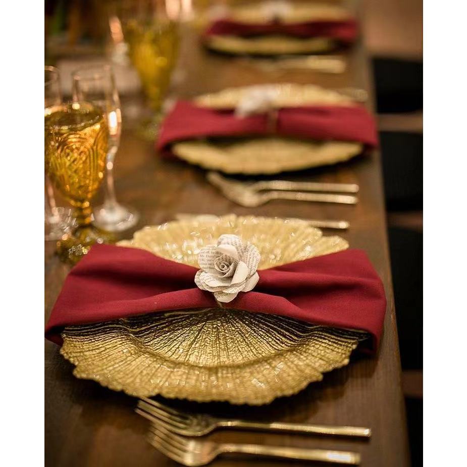 Charger Plates European household irregular fruit plate banquet plate ...