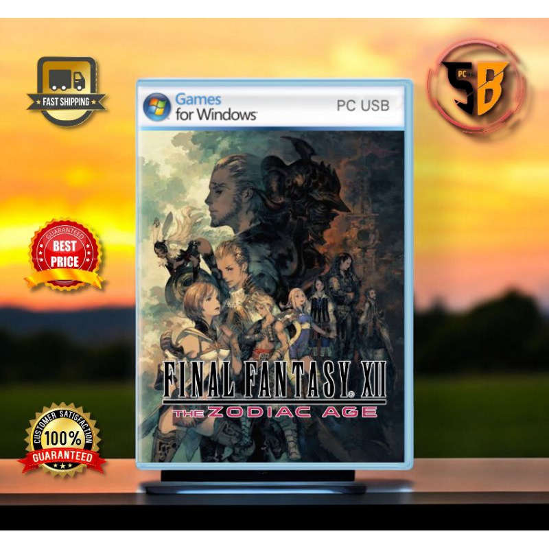 PC Laptop Video Game FF Final Fantasy XII Zodiac Age USB Windows OS ...
