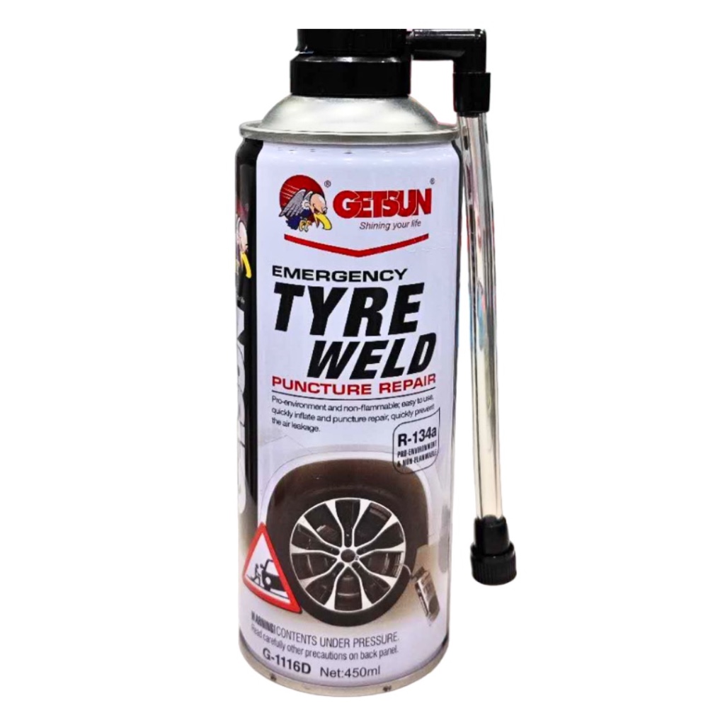 GETSUN - EMERGENCY TYRE WELD 450ML | Shopee Philippines