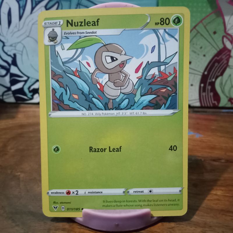 Nuzleaf - 11/185 - Uncommon Vivid Voltage Pokemon TCG | Shopee Philippines