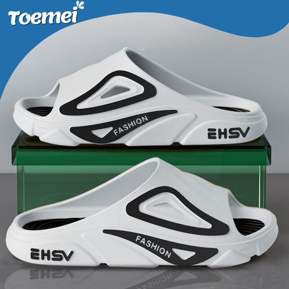 ToeMei Thick Sole Slides For Men Modern Style Slide (+1 up size ...