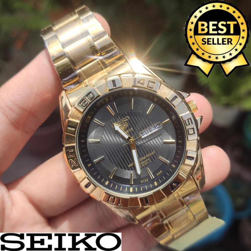 Seiko Krei ATJ 5 21 Jewels Day & Date Automatic Hand Movement Gold ...