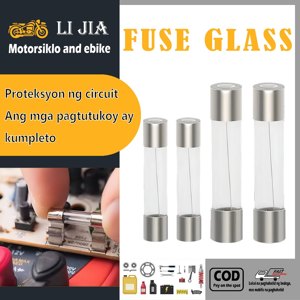 5PCS Panther High-Grade Glass Fuse | Shopee Philippines