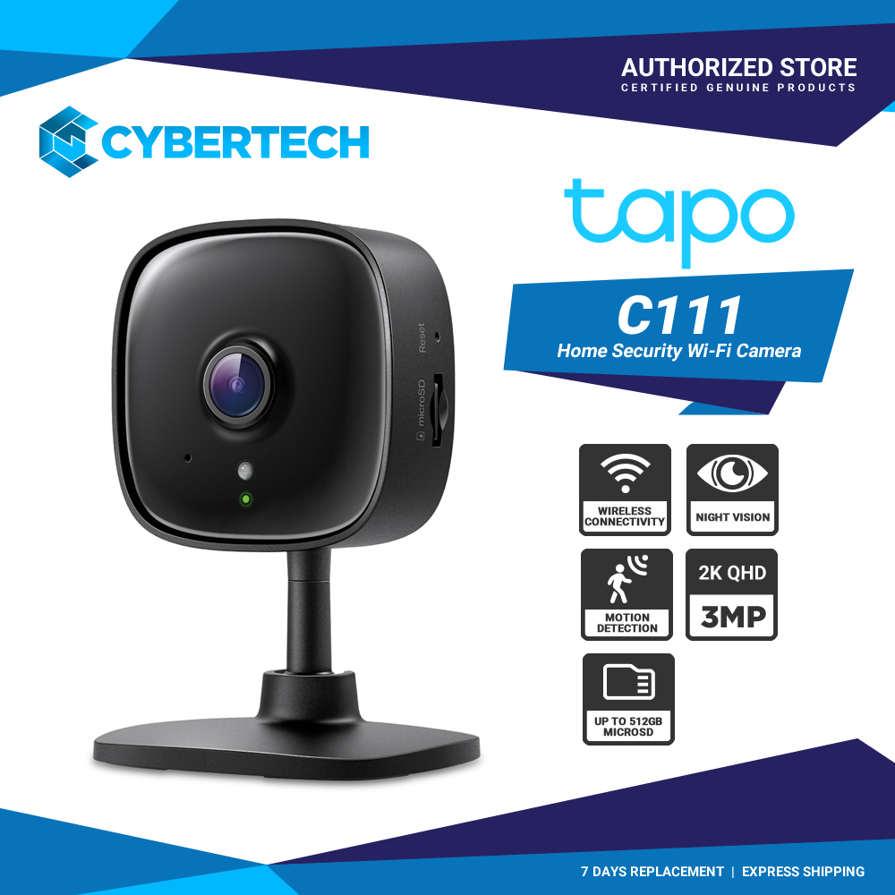TP-Link Tapo C111 New Home Security Wi-Fi Camera | Shopee Philippines