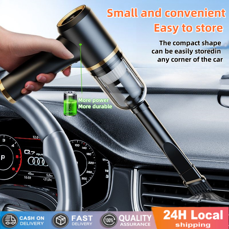 3in1 portable Car Vacuum Cleaner Mini Wireless Handheld Wet And Dry ...