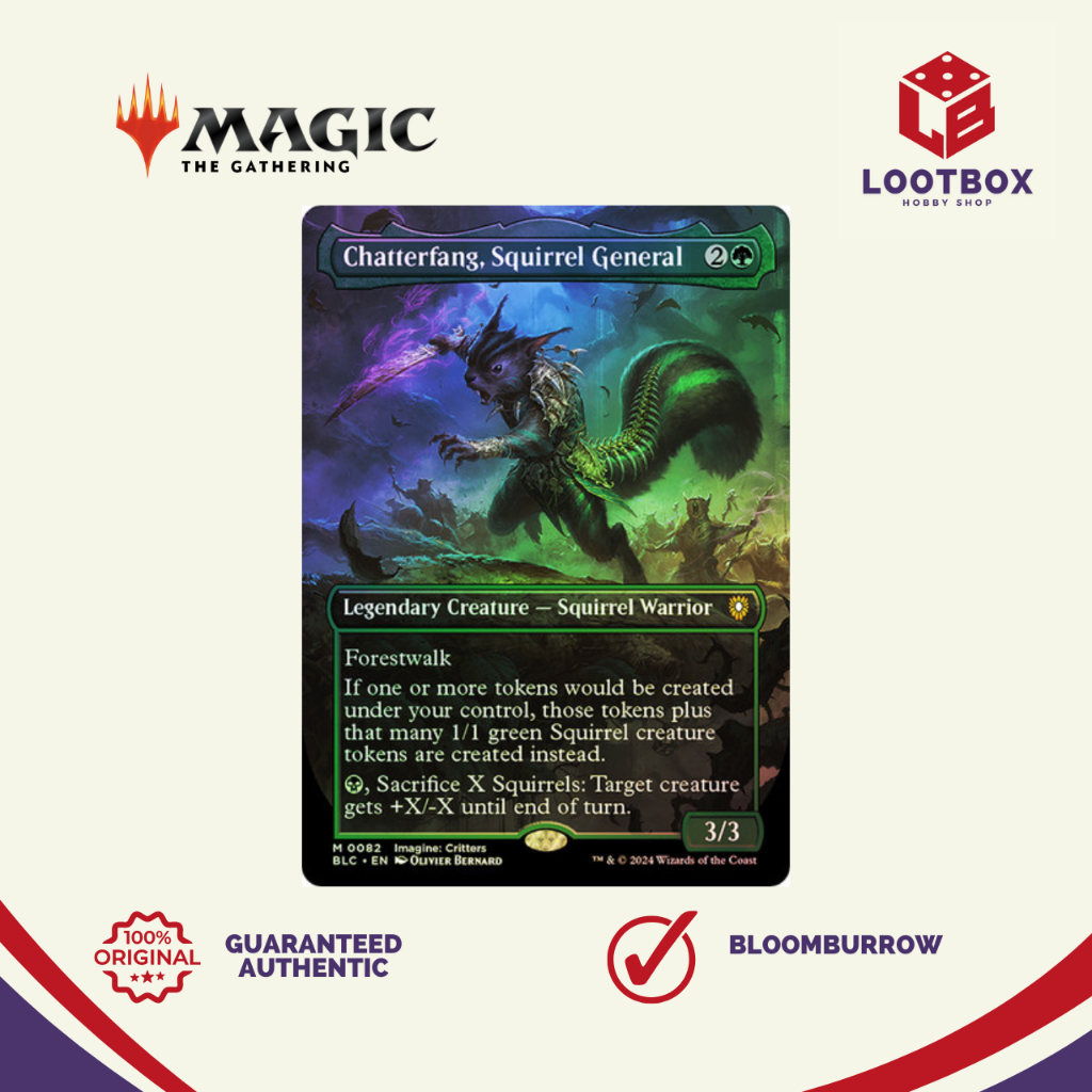 Magic the Gathering: Chatterfang, Squirrel General (Mythic Rare ...