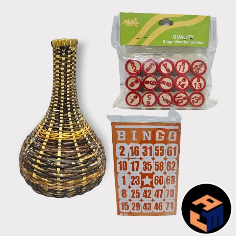 Bingo Native Set - Set of Shaker, Chips and 50 Pieces Card | Shopee ...