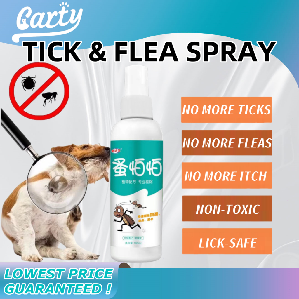 100ML Flea and Tick Remover for Dog and Cat Anti Garapata Remover for ...