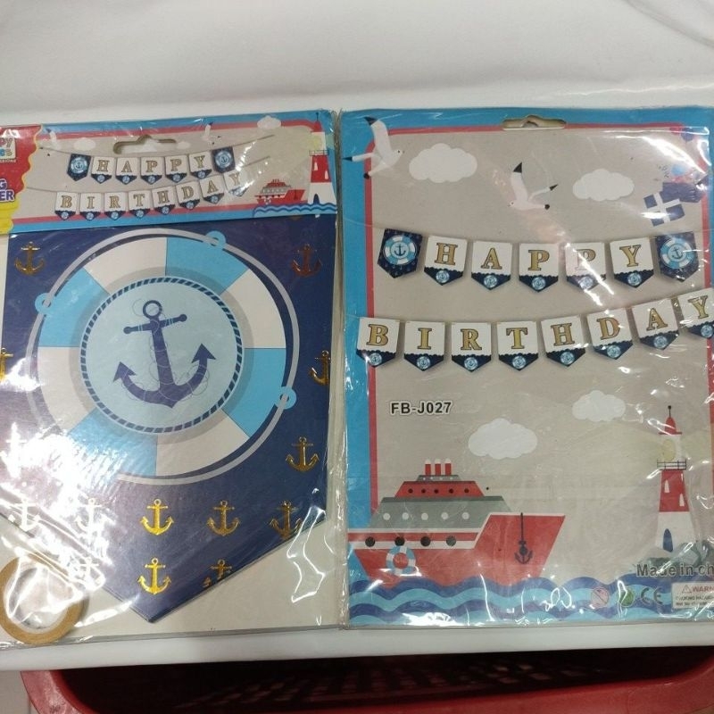 SEAMAN SAILOR ANCHOR LETTER BANNER | Shopee Philippines