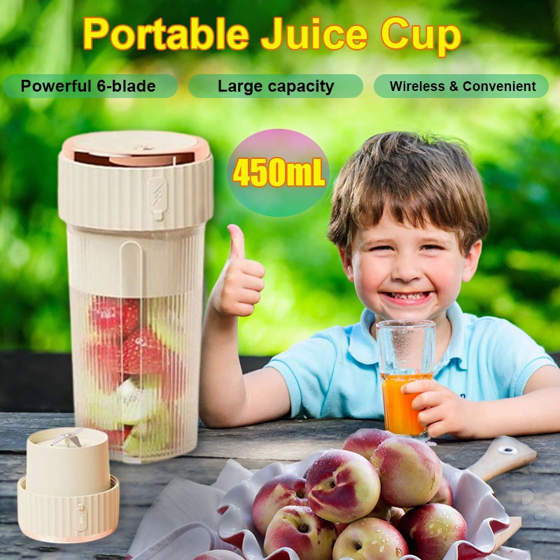 Fruit Juicer Portable Electric Blender Gift Rechargeable Juicer Cup ...
