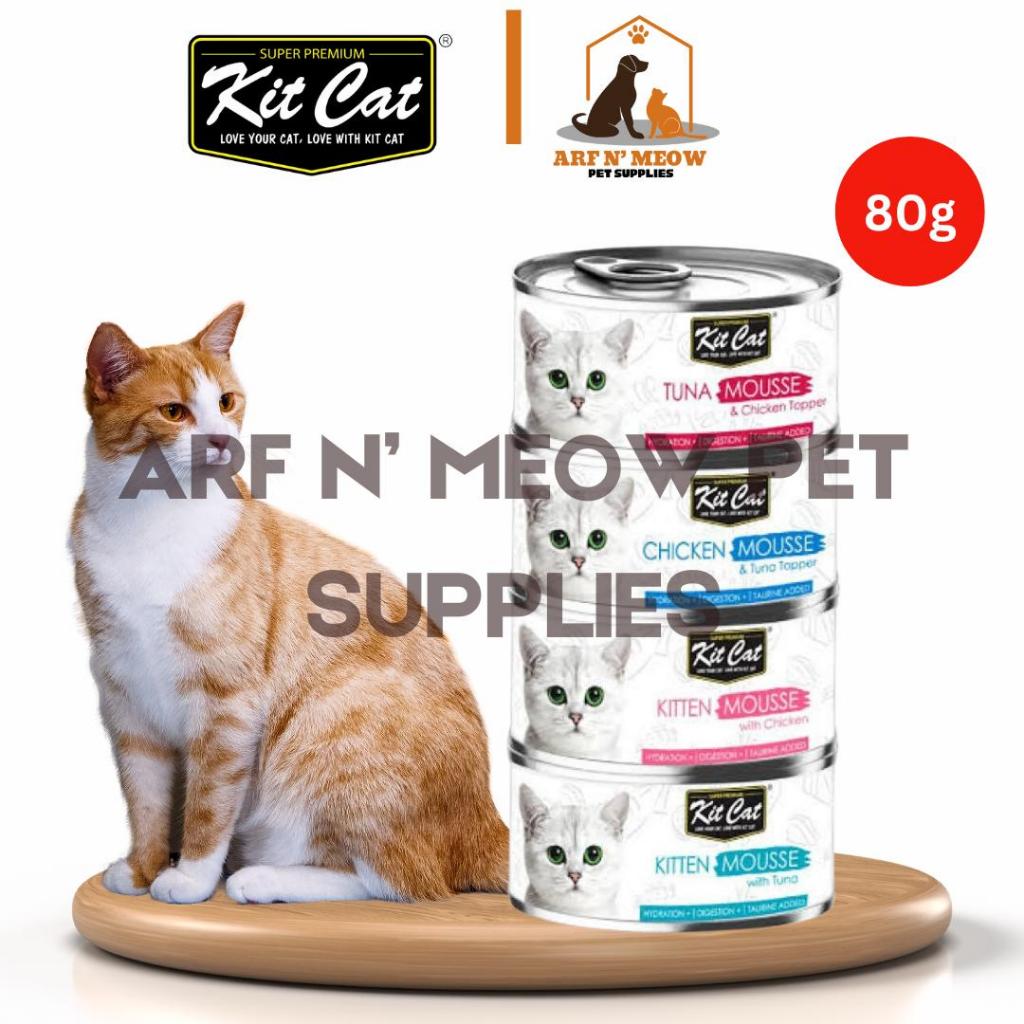Kitten Adult All Stages Kit Cat Kitcat 80g Mousse Wet Cat Can Food | Shopee Philippines
