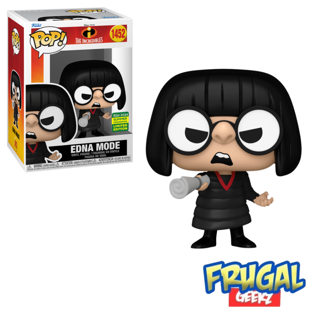 Funko Pop! Movie: The Incredibles - Edna Mode Summer Convention Limited ...