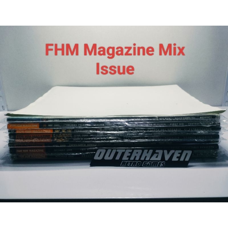 FHM Magazine Mix Issue (Old Stock/Resealed) | Shopee Philippines