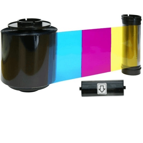 IDP Smart Ribbon Kit YMCKO Full Colored 100 Prints Single Side (Part ...