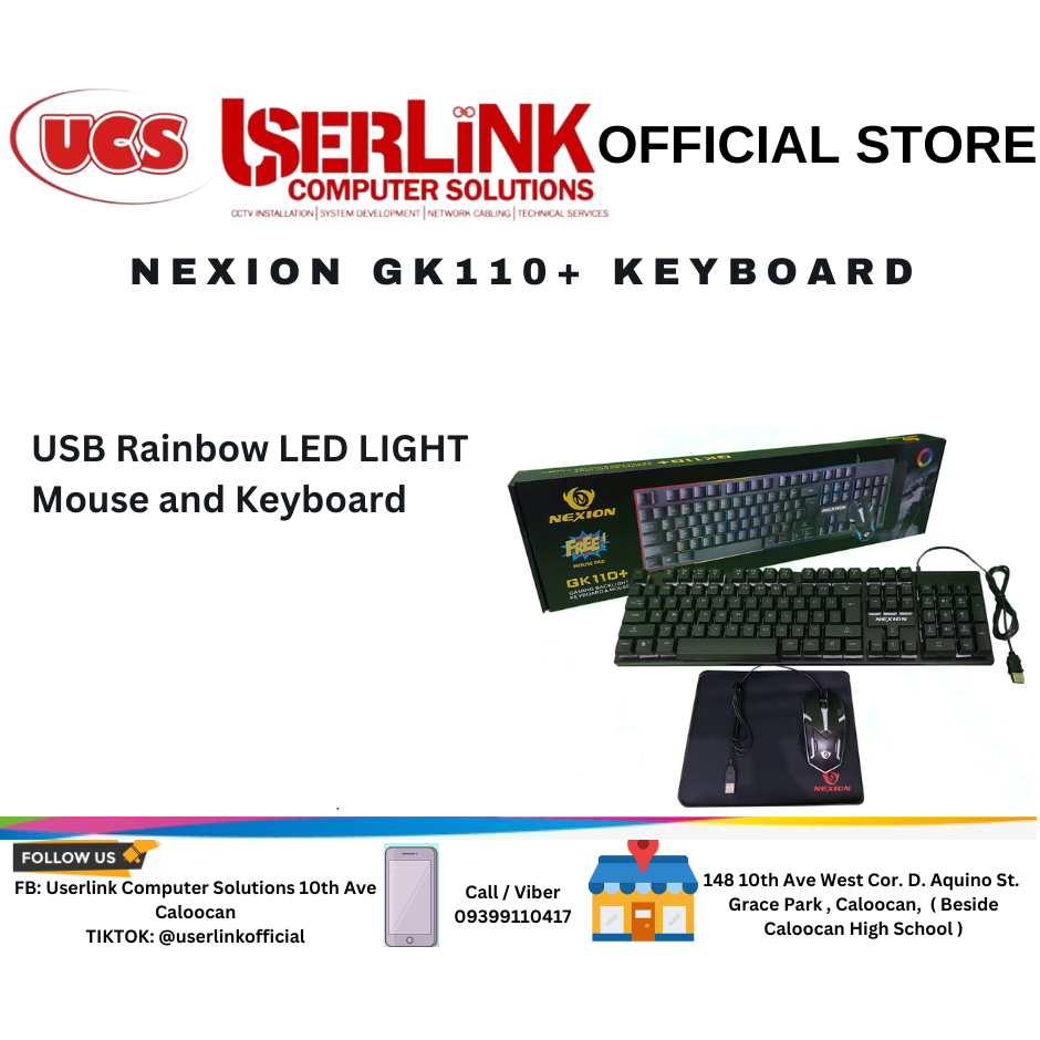 NEXION GK110+ Keyboard | Shopee Philippines