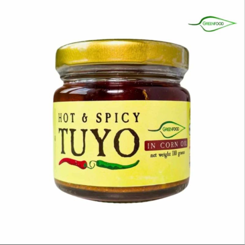 Greenfood Hot & Spicy Tuyo in Corn Oil 110g | Shopee Philippines