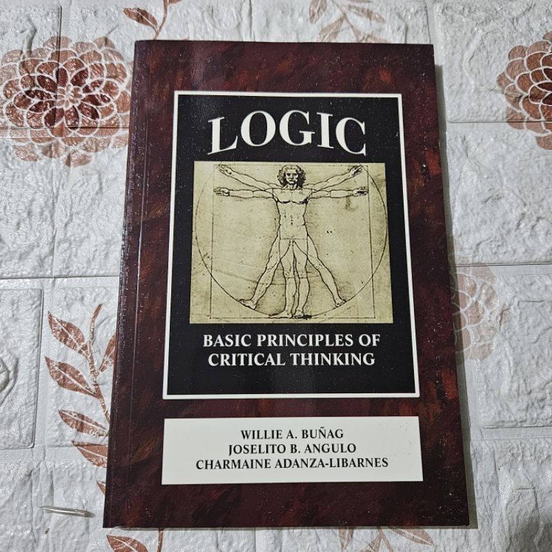 Logic Basic Principles of Critical Thinking By; Bun̈ag | Shopee Philippines