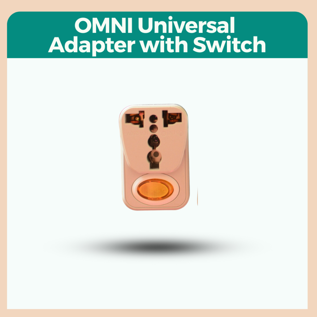 OMNI Universal Adapter with Switch - WUS-102 (Economy Pack) | Shopee ...
