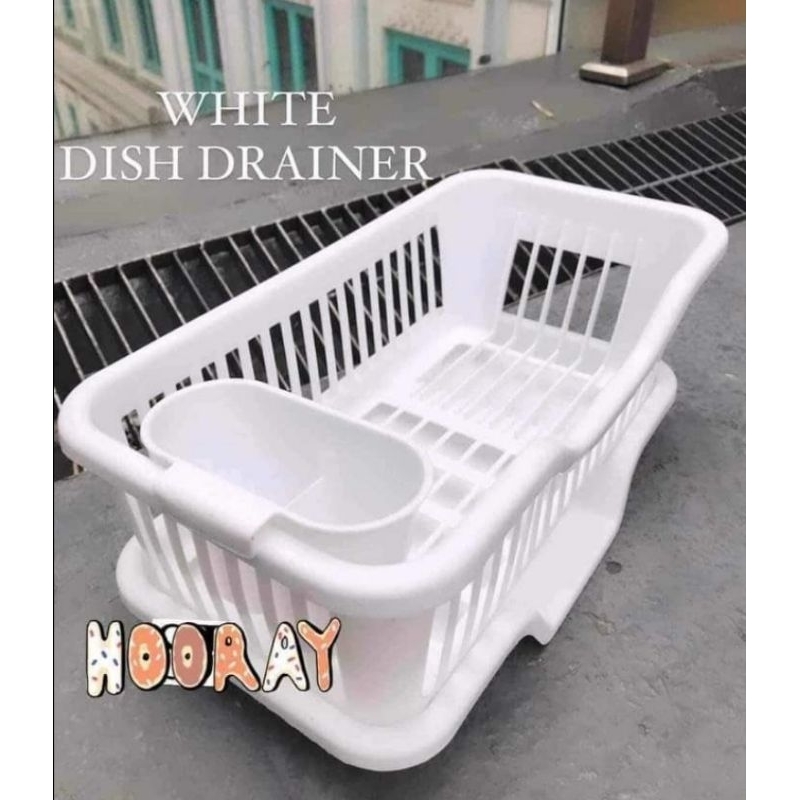 Plastic Dish Drainer Utensil Rock Plate Organizer - Eco-Friendly ...