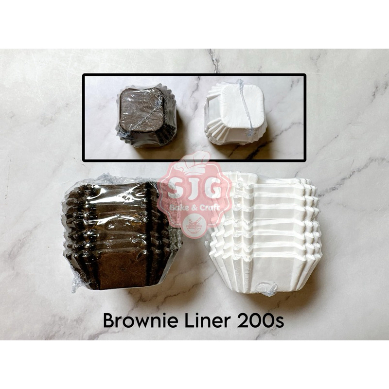Brownie Liner Square Baking Liner 200pcs | Shopee Philippines