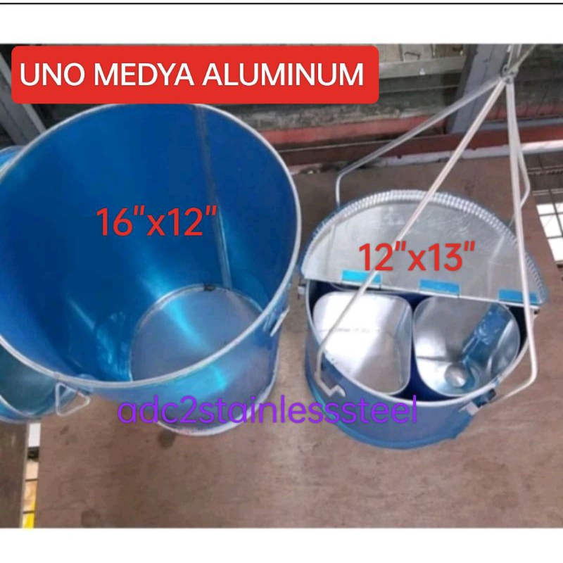 UNO MEDYA ALUMINUM Soyabean Bucket with Complete accessories / 1 1/2 ...