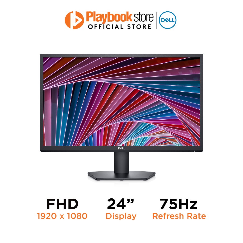 Dell SE2422H 24" FHD 1920x1080 VA Technology 12ms 75Hz AMD FreeSync ...
