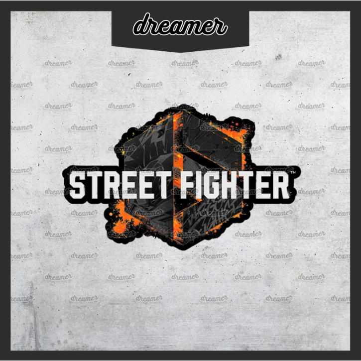 STREET FIGHTER LOGO STICKER BOMB WATERPROOF STICKERS LAMINATED WEATHER ...