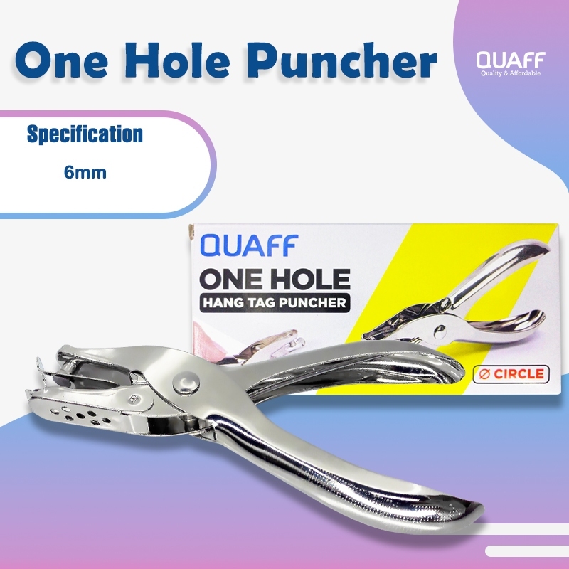 QUAFF One Hole Hang Tag Puncher 3mm / 6mm | Shopee Philippines