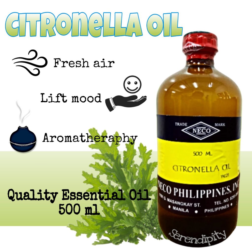 CITRONELLA ESSENTIAL FRAGRANCE OIL (Pure) 500ml | Shopee Philippines