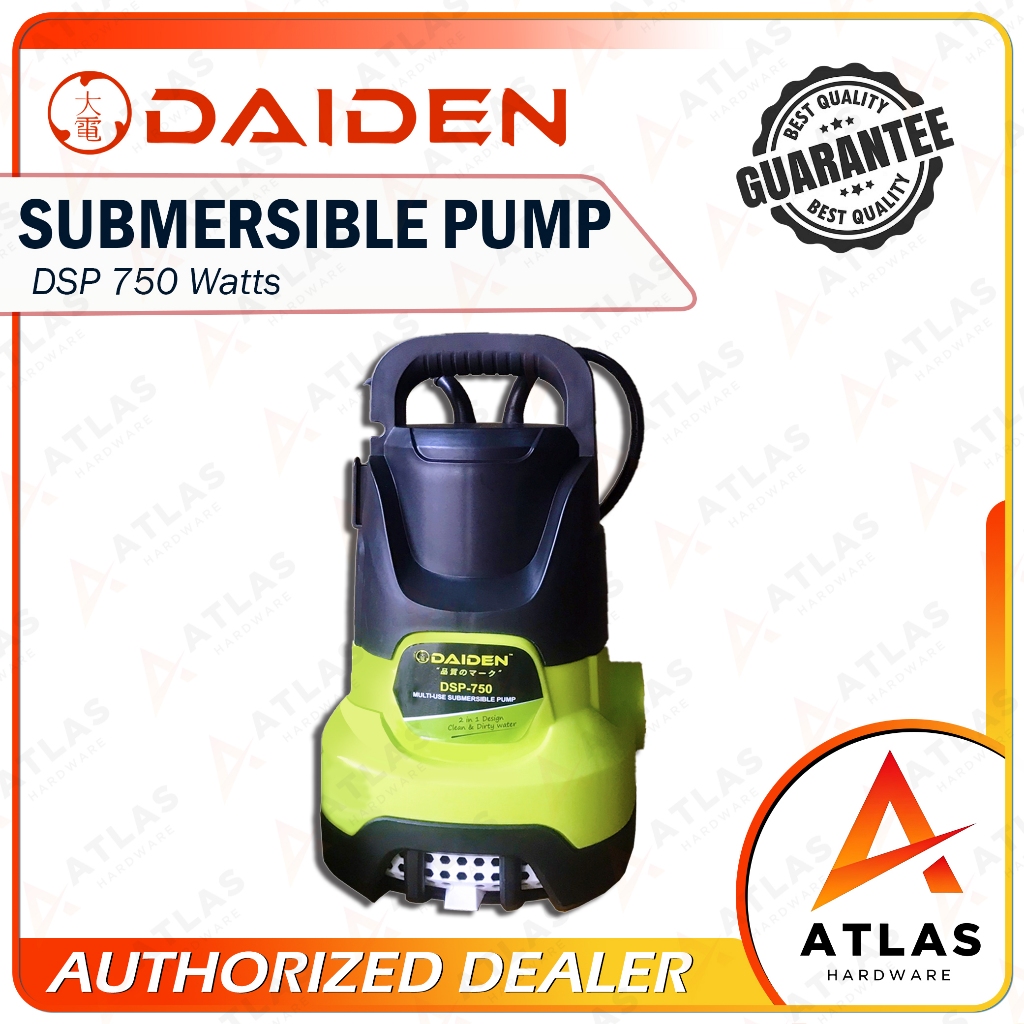 Daiden Submersible Pump 750Watts ATLAS | Shopee Philippines