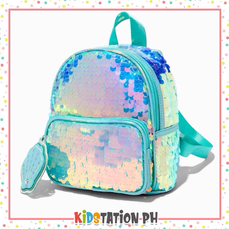 Claire’s Club Mermaid Sequin Backpack | Shopee Philippines