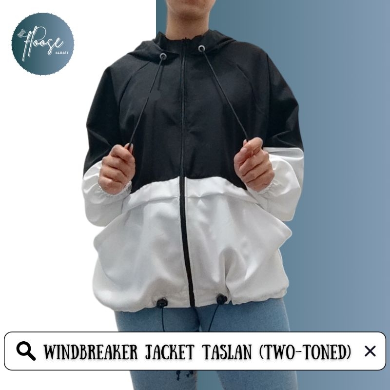 Floose Closet | Taslan Windbreaker Jacket | Two-Toned | High Quality ...