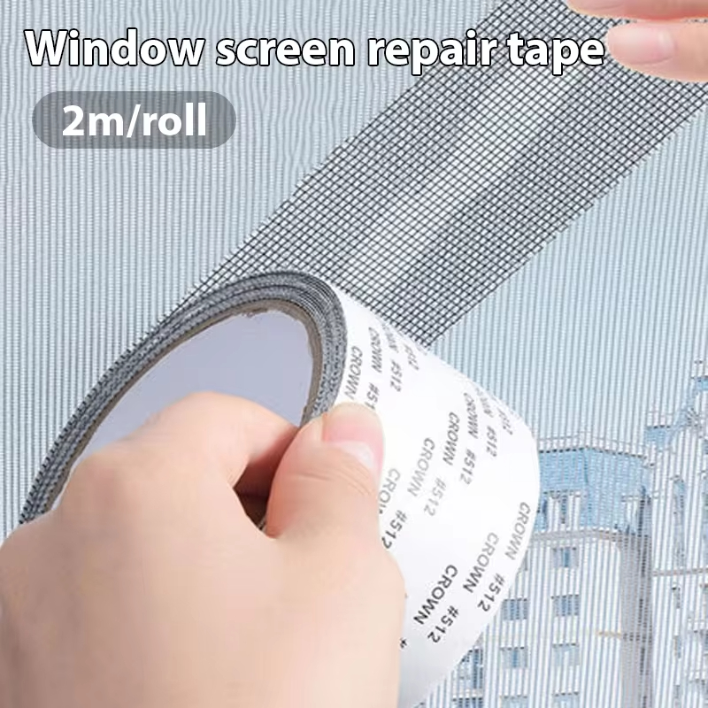 Window Screen Repair Kit Door Window Patch Tape Strong Adhesive Long ...