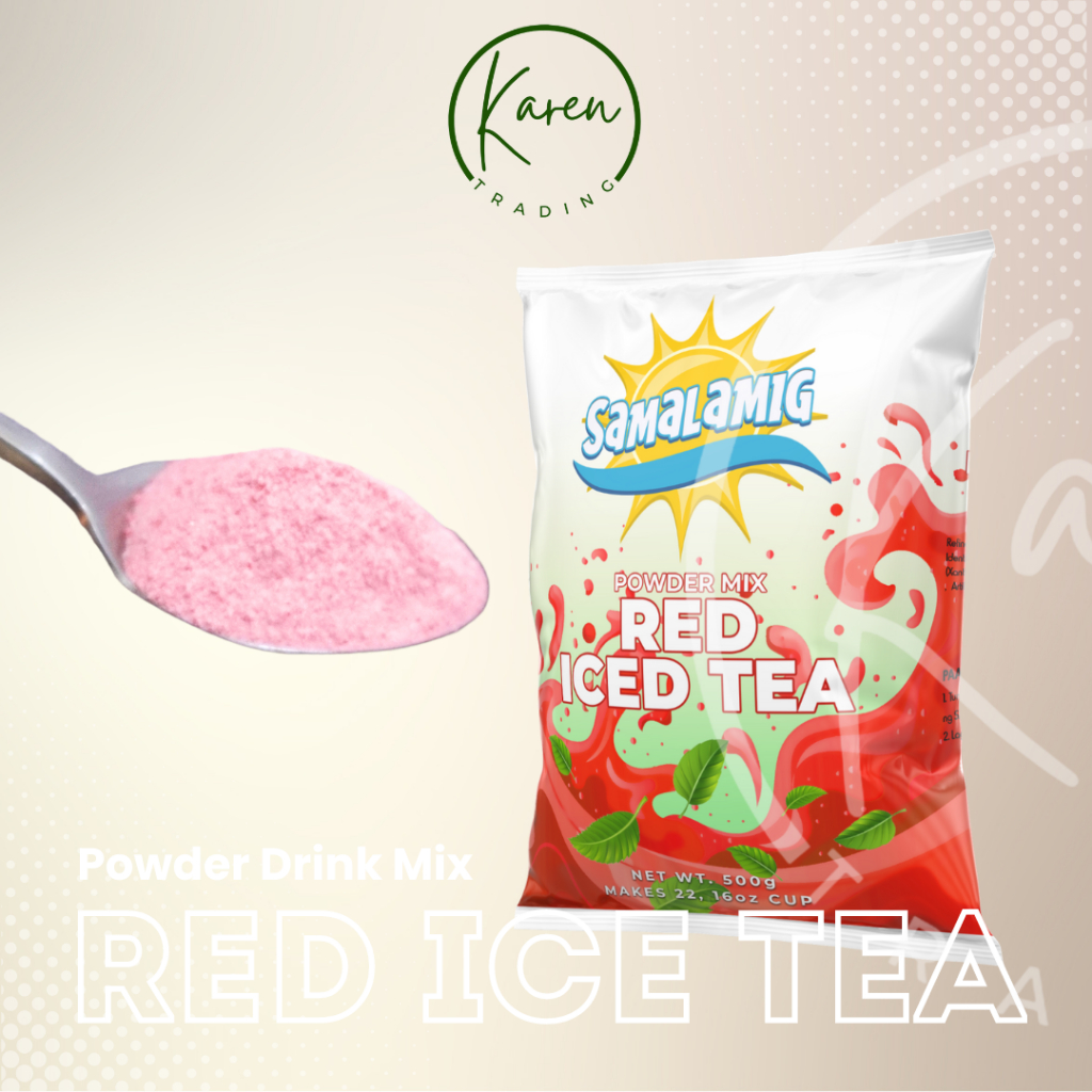 Red Iced Tea Powdered Juice Drink Mix 500g 1pack | Shopee Philippines