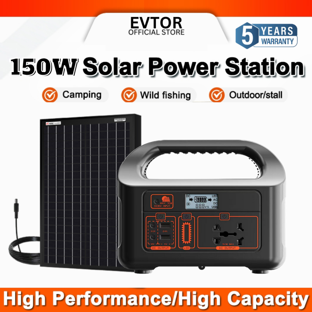 150W Camping Energy Storage 50Hz/60Hz Outdoor Power Bank Portable Power ...