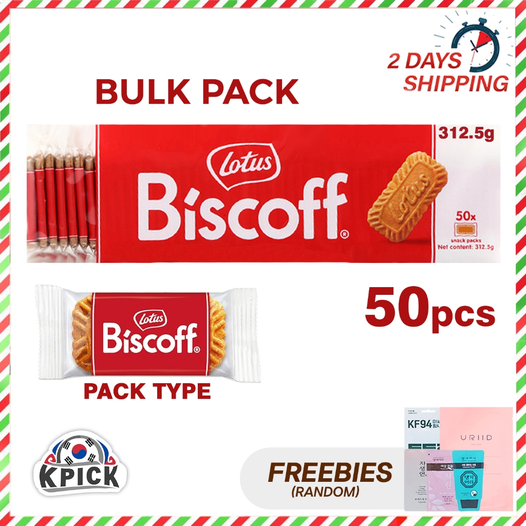 Biscoff Biscuit 50pcs bulk pack 312.5g / 25pcs 156g pack individual ...