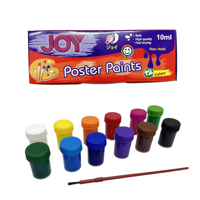 Poster color 12colors Joy | Shopee Philippines