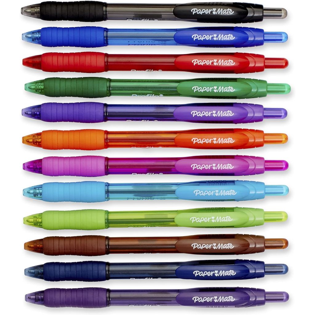 Paper Mate Profile Retractable Ballpoint Pens, Bold, 1.4mm, per piece ...